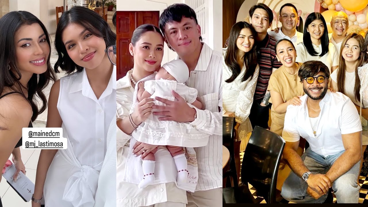 Binyag Ng Anak Nila Maja Salvador at Rambo Nunez Baby Maria Baptism ...