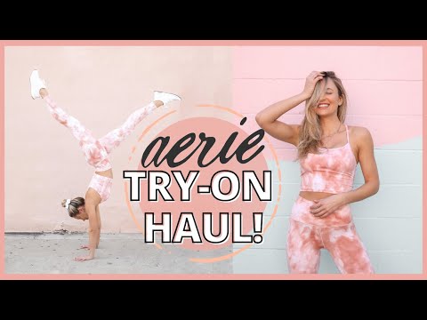 Aerie Haul 2021 ✨ Aerie OFFLINE Activewear Try-on Haul ✨ affordable workout & yoga clothes!