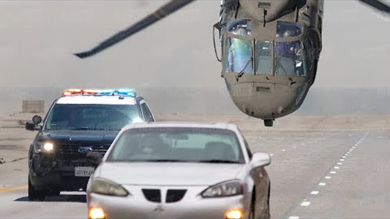 Craziest Police Helicopter Chases Caught on Camera