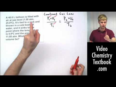 Combined Gas Law — Overview & Calculations - Expii