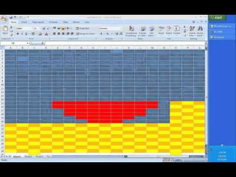 Worlds first animation made using Microsoft Excel | Avinashtoon