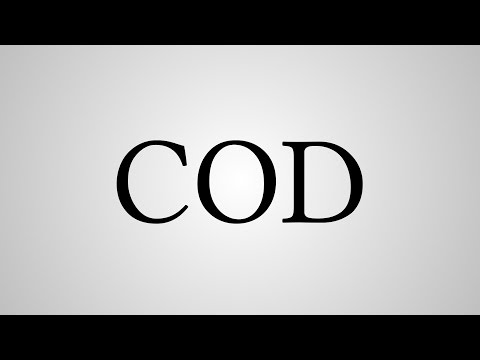 What Does "COD" Stand For?
