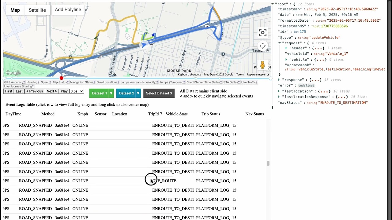 Google Fleet Engine   Using Fleet Debugger