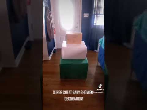 Super Cheap Baby Shower Decoration!