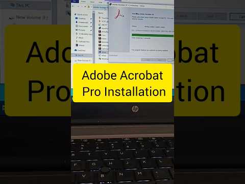 Adobe Acrobat Pro Installation #viral #shorts