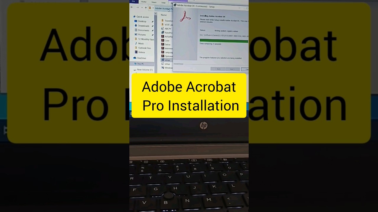 Adobe Acrobat Pro Installation #viral #shorts