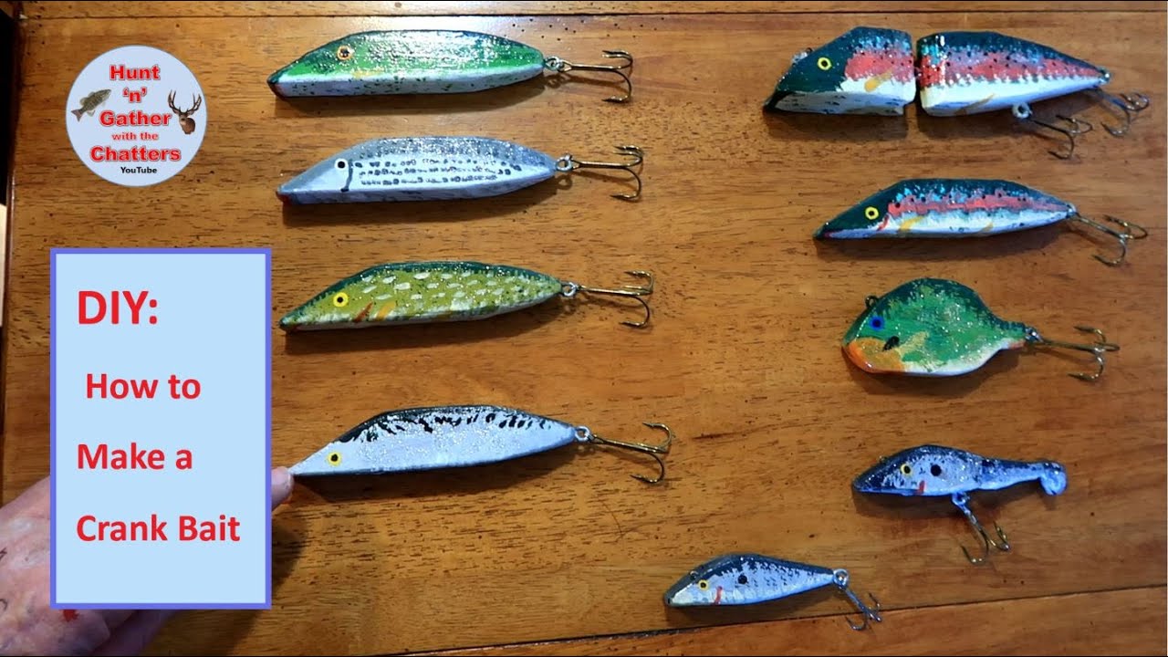 HOW TO MAKE A CRANKBAIT - DIY - Homemade Wooden Lures - Lipless Crankbaits Under $1.00 - Many Types