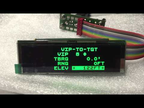 DED Green Oled Display