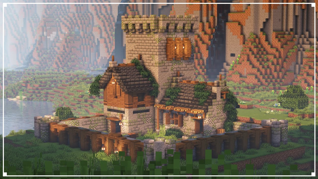 ⛏️ Minecraft: How to Build a Medieval Survival Base | *Unfurnished ...