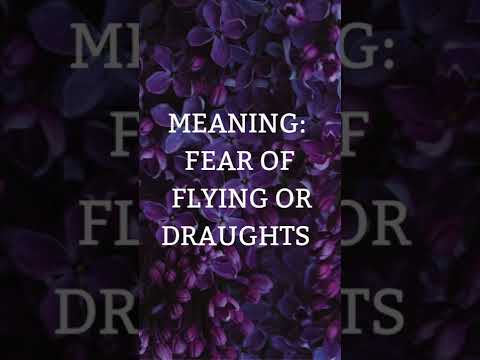 Aerophobia - Pronunciation & Meaning #shorts #pronounce #pronunciation #phobia