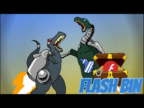 Flashbin: Robot Dinosaurs That Shoot Beams When They Roar