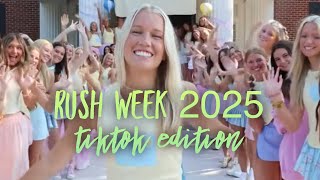 Sororities at American universities take to TikTok for recruiting #rushweek2025 