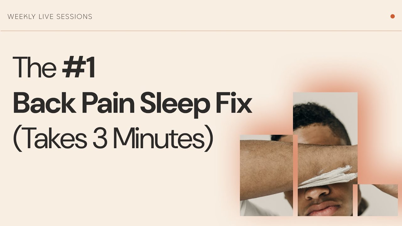 Can’t Sleep Because of Back Pain? Watch This Before Bed