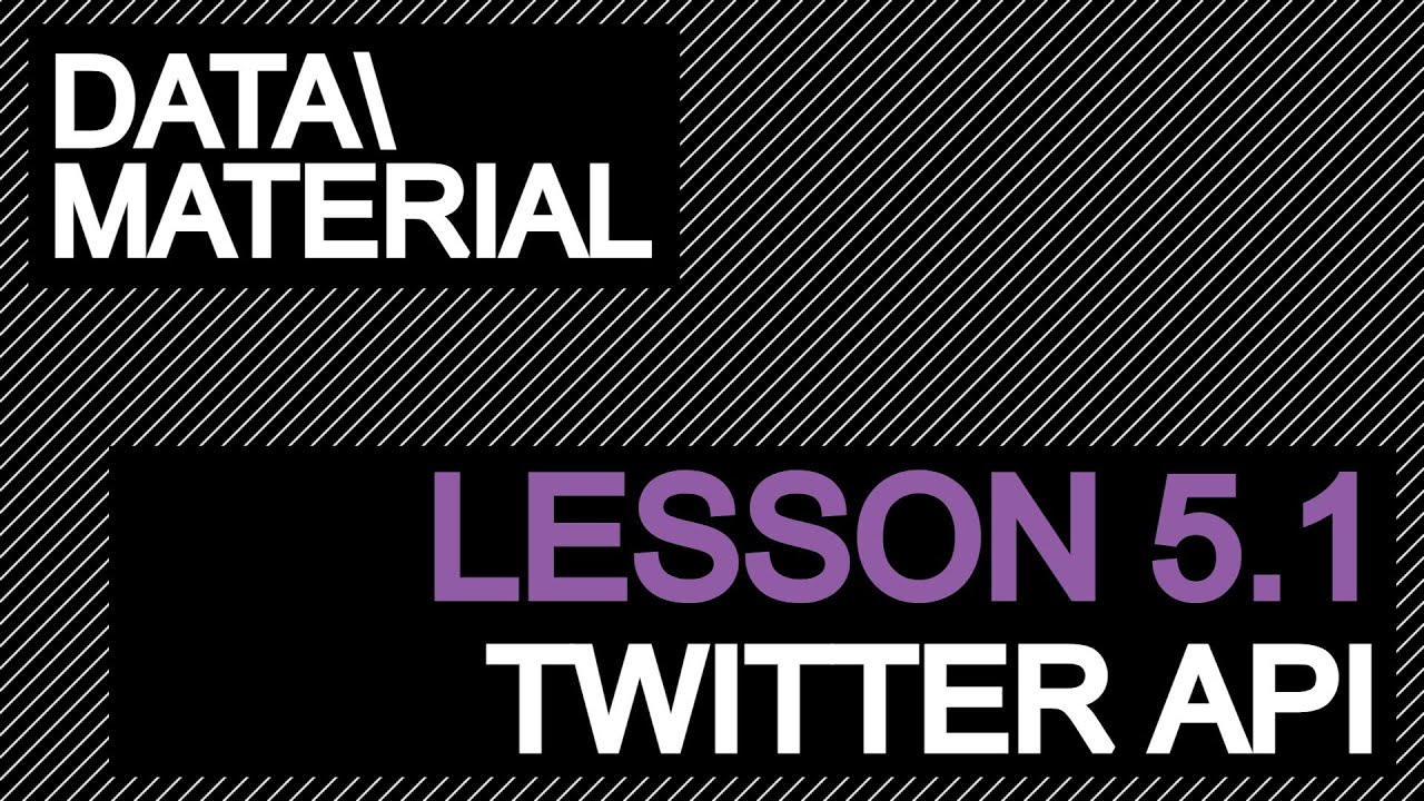 RTA842 - 5.1 - Twitter Streaming API
