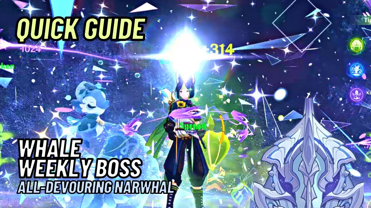 Killing Whale FAST - Guide & Tips Weekly Boss All-Devouring Narwhal