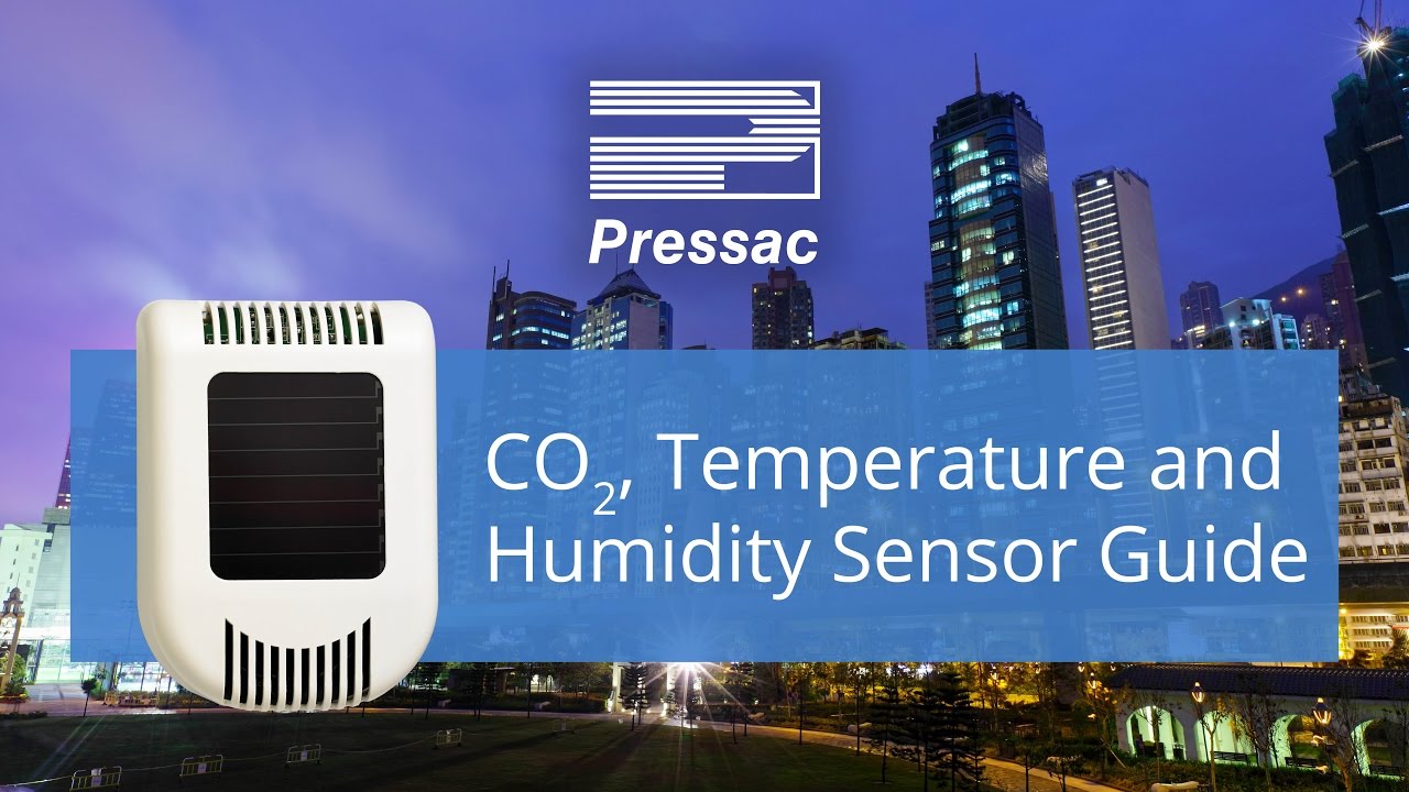 Pressac CO2, Temperature and Humidity Sensor Guide
