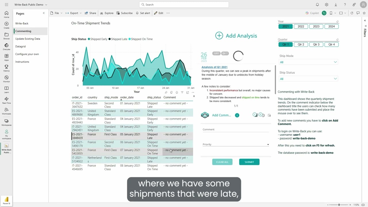 Write-Back for Power BI | Use Cases Demo