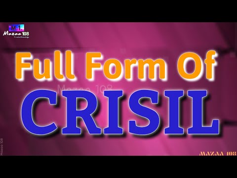 Full Form of CRISIL | CRISIL full form | CRISIL means | CRISIL Stands for | CRISIL કા સંપૂર્ણ સ્વરૂપ