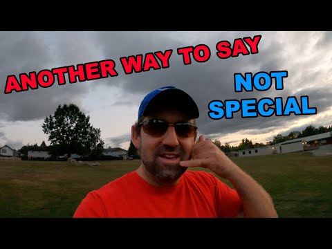 Another way to say "Nothing Special" in English