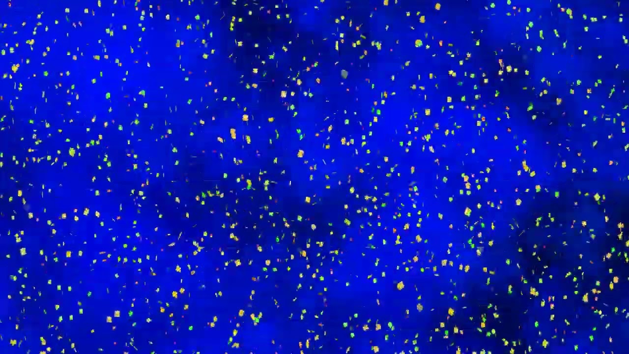 Free Confetti Video Blue Background