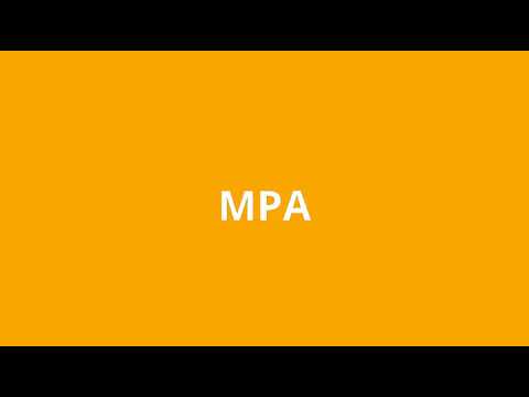 what is the meaning of MPA