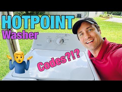 This HOTPOINT / GE Washer Has Codes But It Works | Test Modes & Clear Error Codes | HTW200ASK1WW