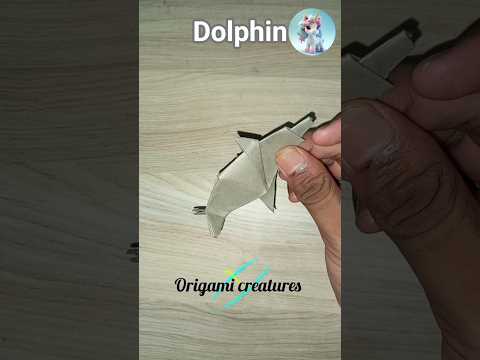"Amazing Origami Dolphin | Paper Art That Comes to Life!" #shorts
