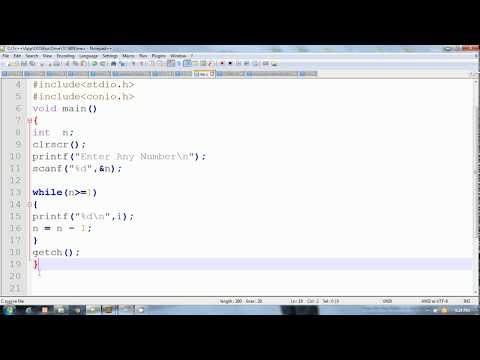 Learn C Programming In Hindi | Print All Numbers From N to 1 | while loop - Mind Luster