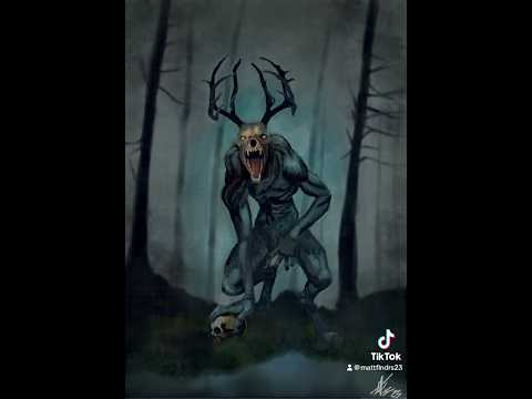 Procreate Timelapse of a wendigo #procreate #wendigos #digitalart