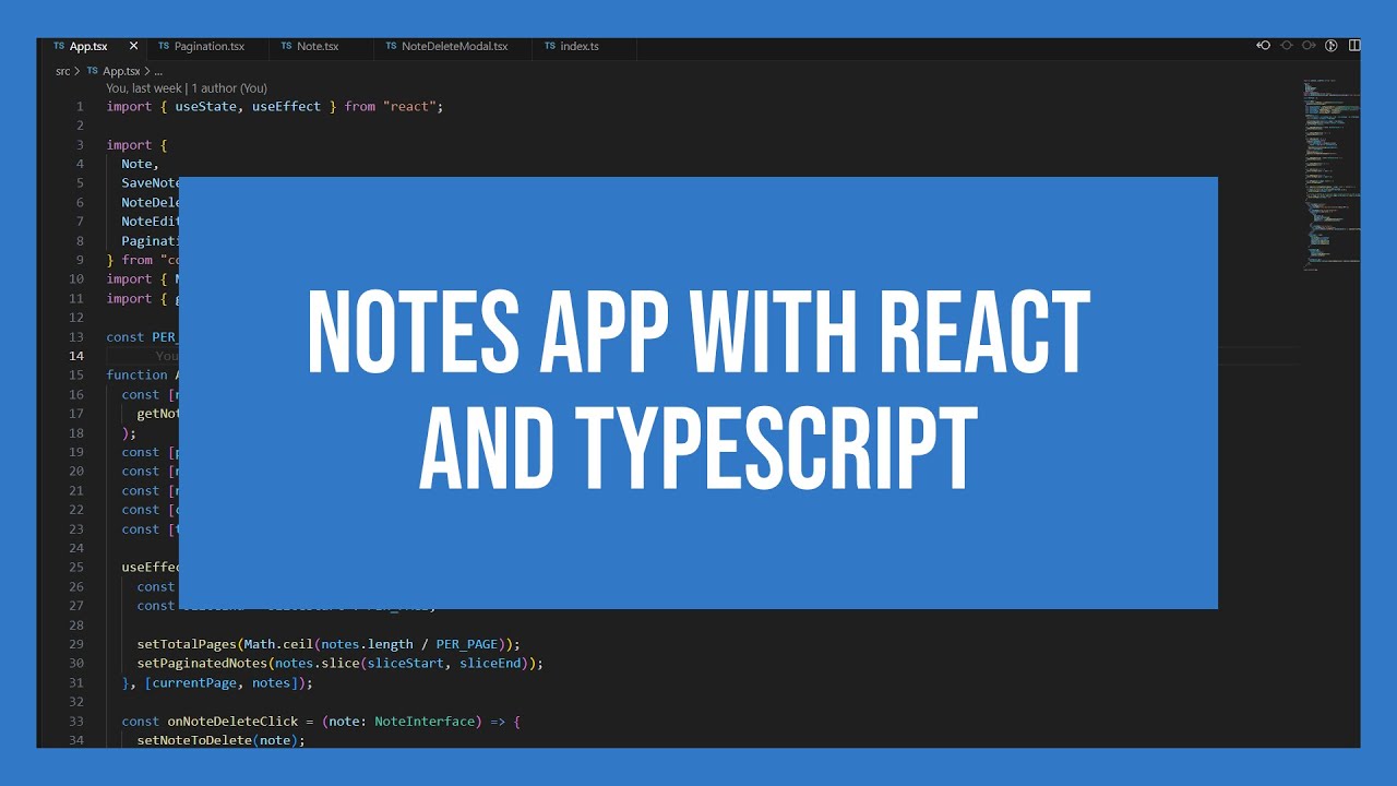 Notes App with React and Typescript