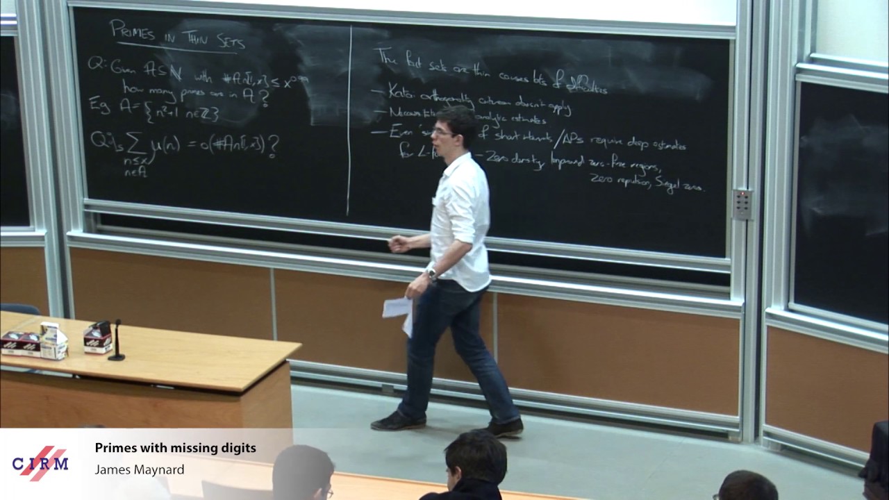 James Maynard:  Primes with missing digits