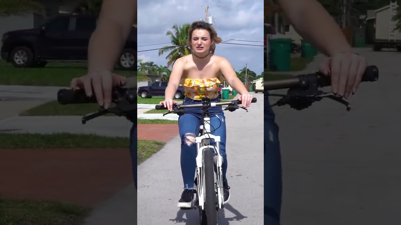 Evie Christian rides a bike and talks about her travels!