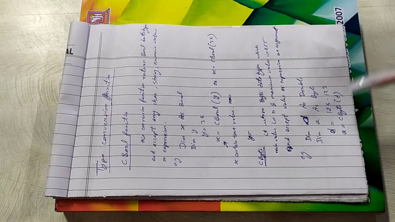 type conversion function in vb6