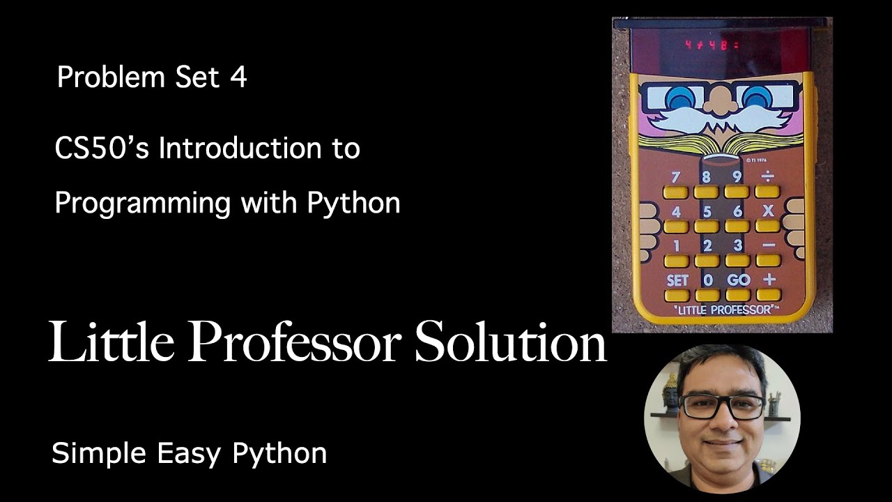 Little Professor CS50P Solution – Problem Set 4