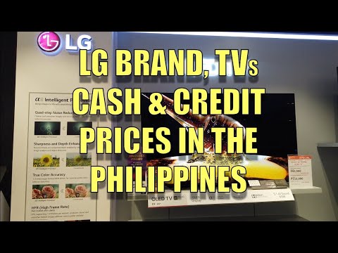 LG Brand, TVs Cash & Credit Prices In The Philippines.