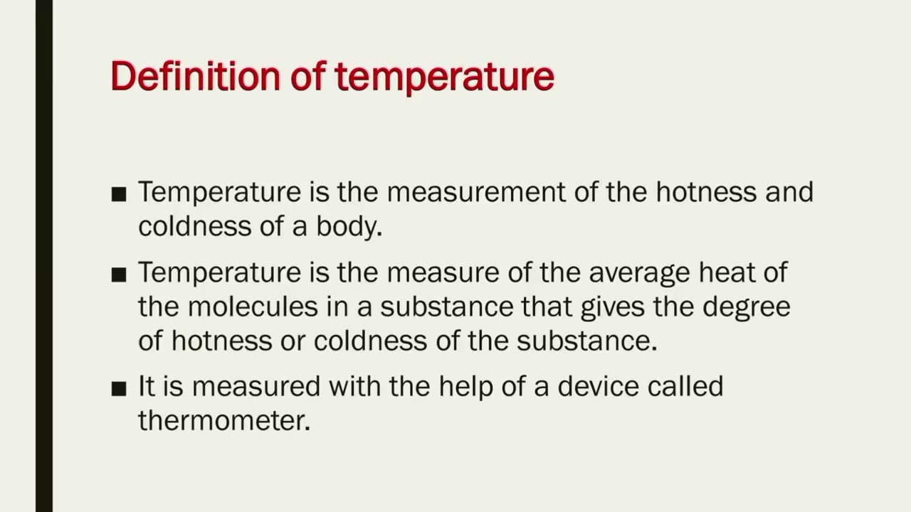 📊 Temperature PPT | Understanding Temperature, Heat & Measurement | Science Presentation