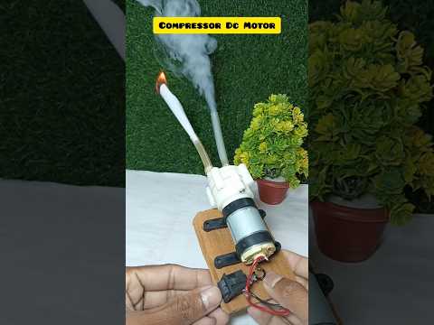 A compressor motor is the power to draw air #dcmotor #tech #project