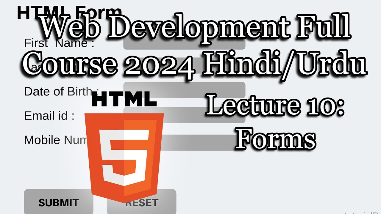 Lecture 10  Web Development (HTML) Forms
