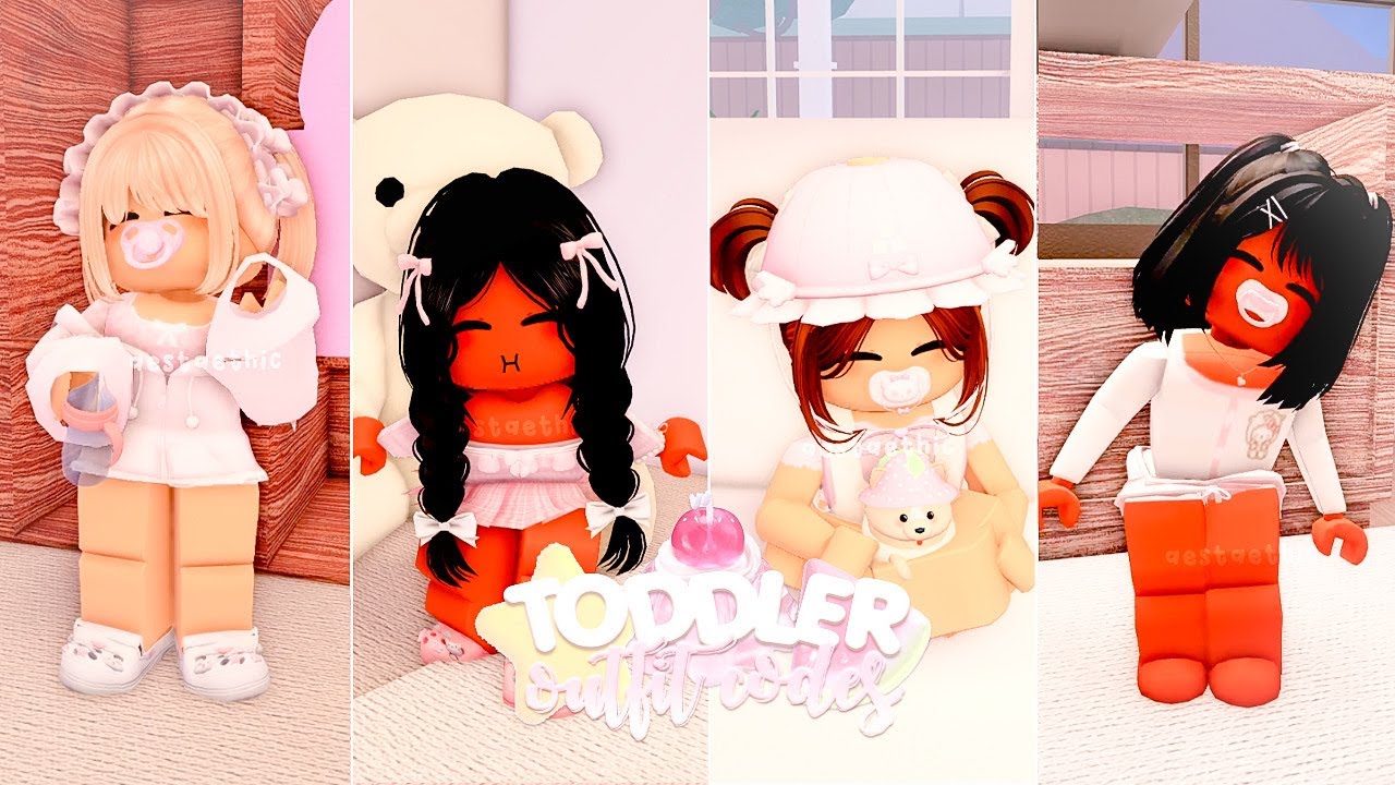 Berry Avenue Pink Toddler Baby Outfit Codes | aestaethic