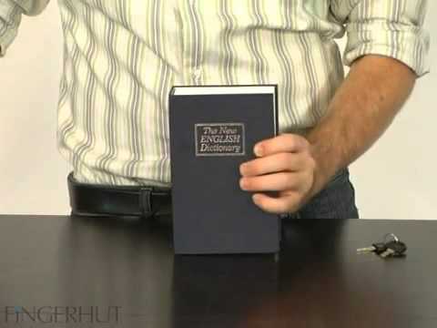 Evelots Locking Book Safe With Key Lock Dictionary Home | begetsobserving