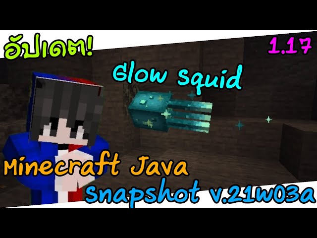 อัปเดต Minecraft Java Snapshot เวอร์ชั่น 21w03a / 1.17 เพิ่ม Glow Squid และอื่นๆ | วิดีโอครีเอเต ...