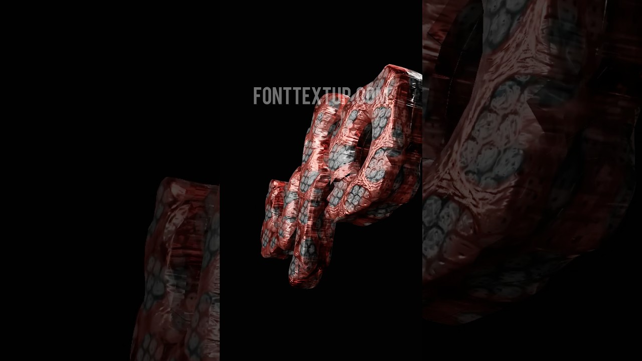 Scary ufo 3d font design make online on fonttextup