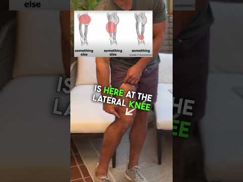 TRUE IT BAND PAIND IS AT THE KNEE!