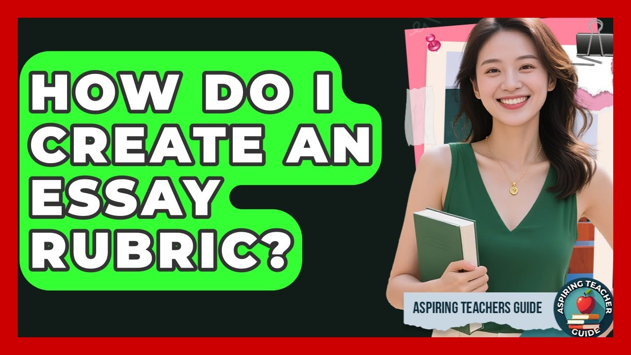 How Do I Create An Essay Rubric? - Aspiring Teacher Guide