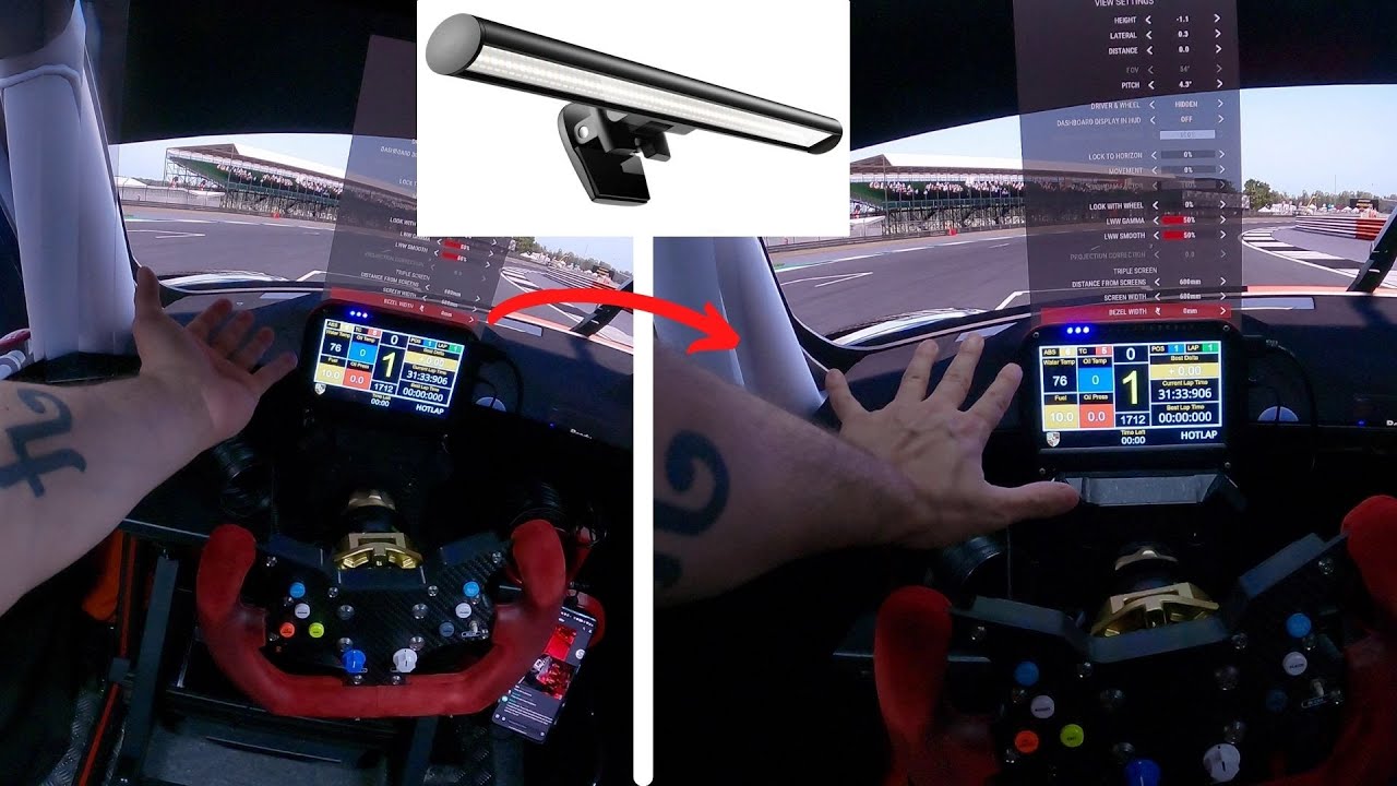 Improve your Sim Racing Cockpit Lighting