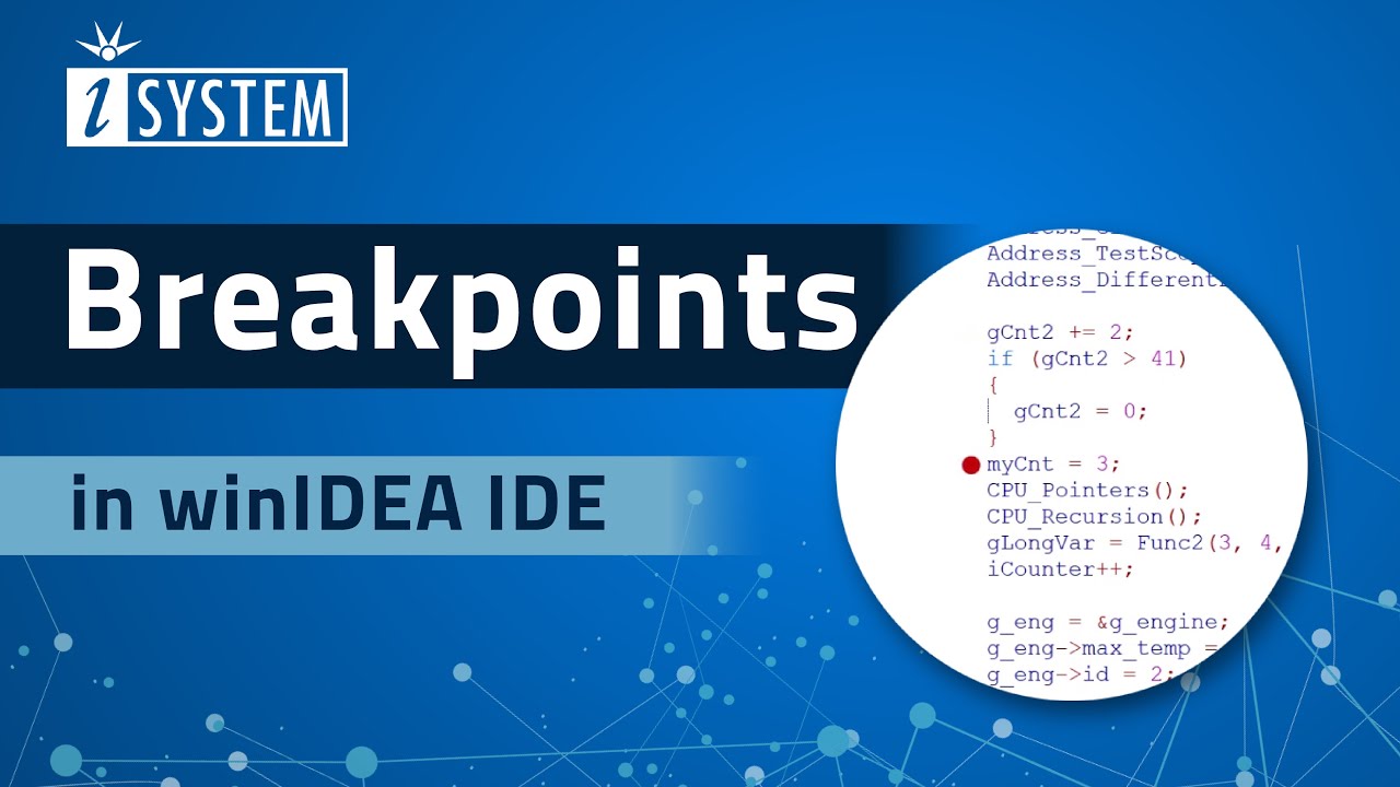 Tutorial – Breakpoints in winIDEA