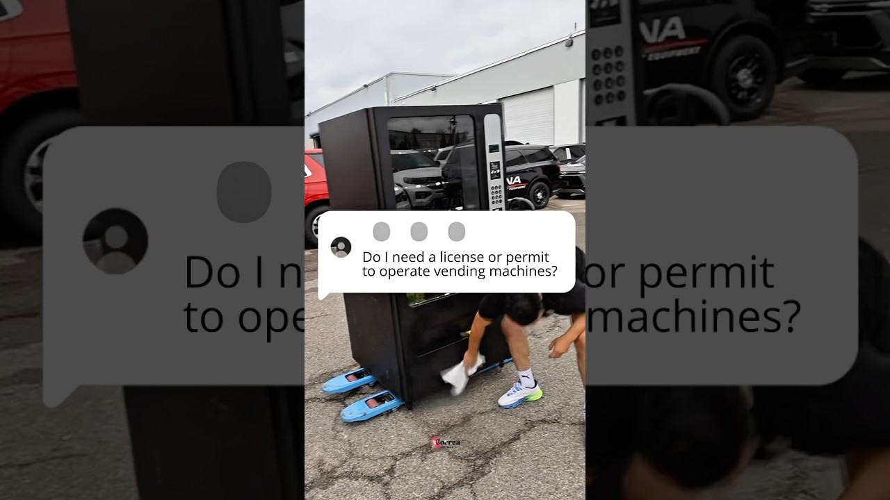 Do I need a license or permit to operate vending machines? #vending #vendingmachine #license