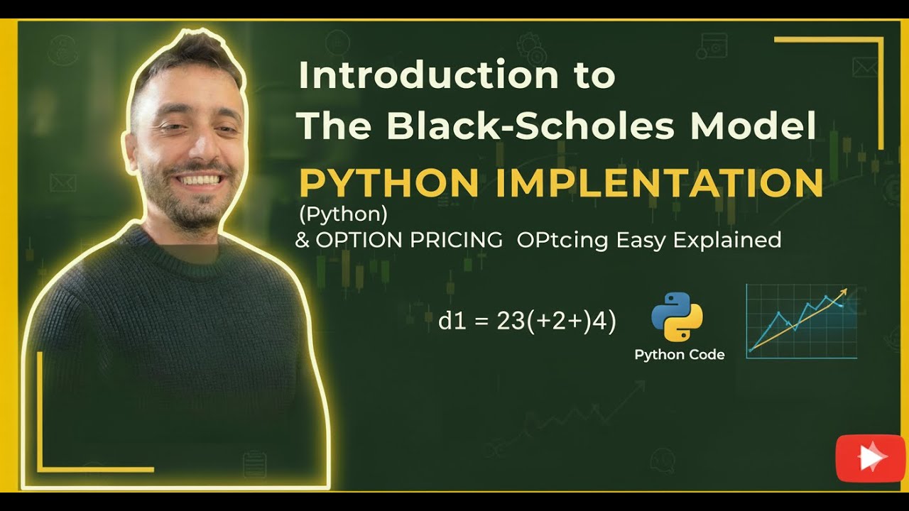 Introduction to the Black-Scholes Model | Python Implementation & Option Pricing Easy Explained