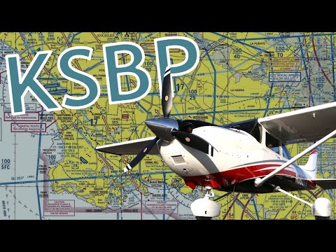 Flying to San Luis Obispo, Ca KSBP Cessna Skylane 182