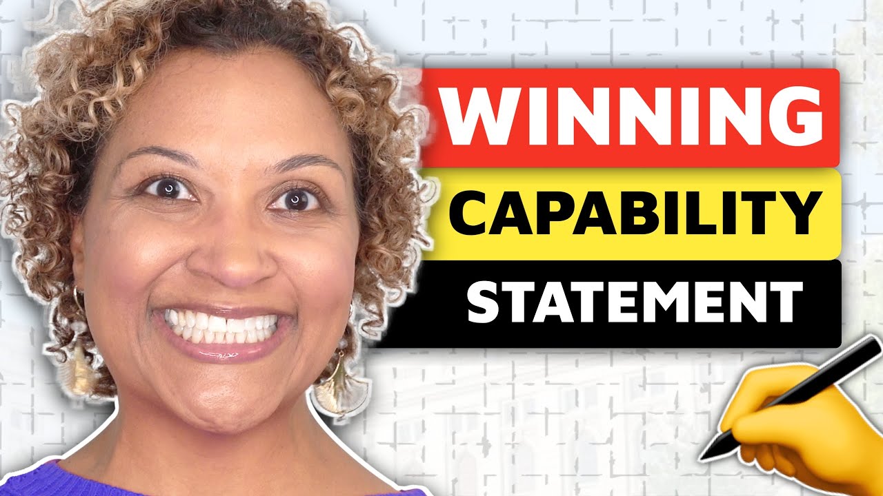 How To Write A Winning Capability Statement | Make Your Capability Statement Standout